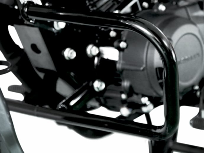Honda Shine125 Black FRONT PIPE *TYPE 2* - Honda2Wheelers