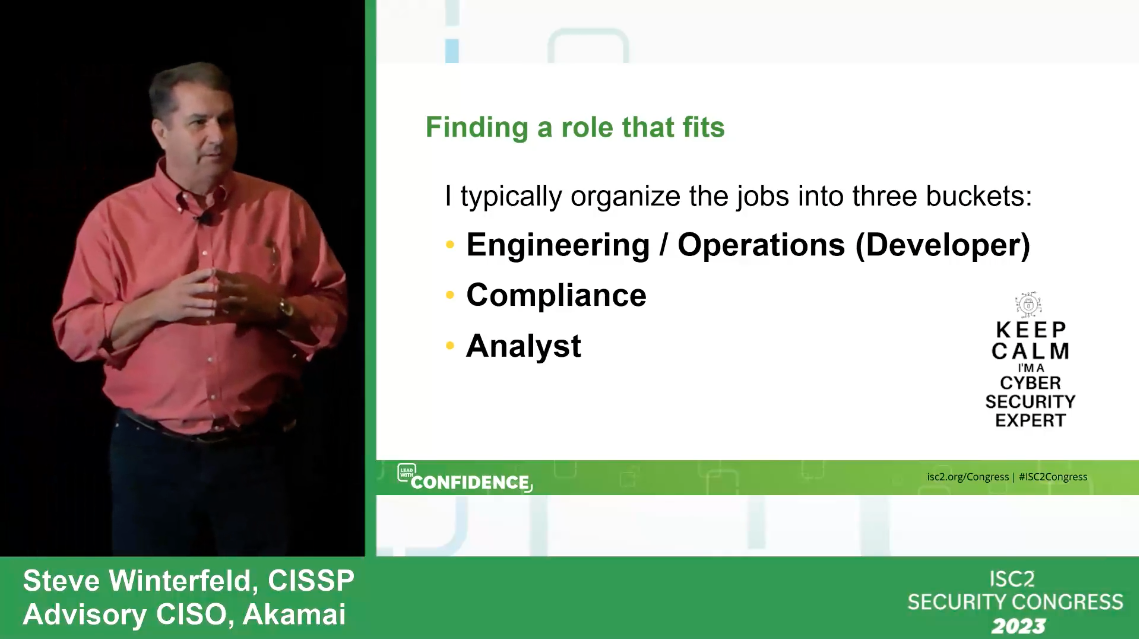 #ISC2Congress: Building Your Cybersecurity Career Roadmap