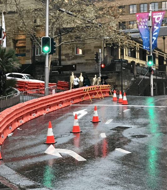 Rent Water Filled Barrier - Traffic Rated - Kennards Hire