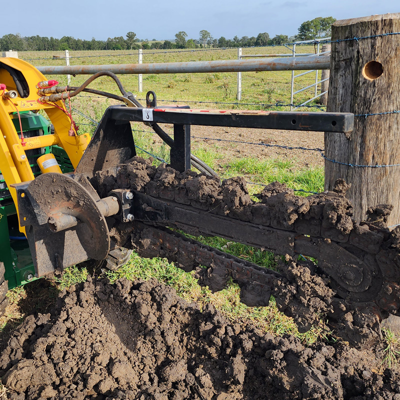 Rent 150MM (6IN) Trench Attachment Mini Loader - Kennards Hire
