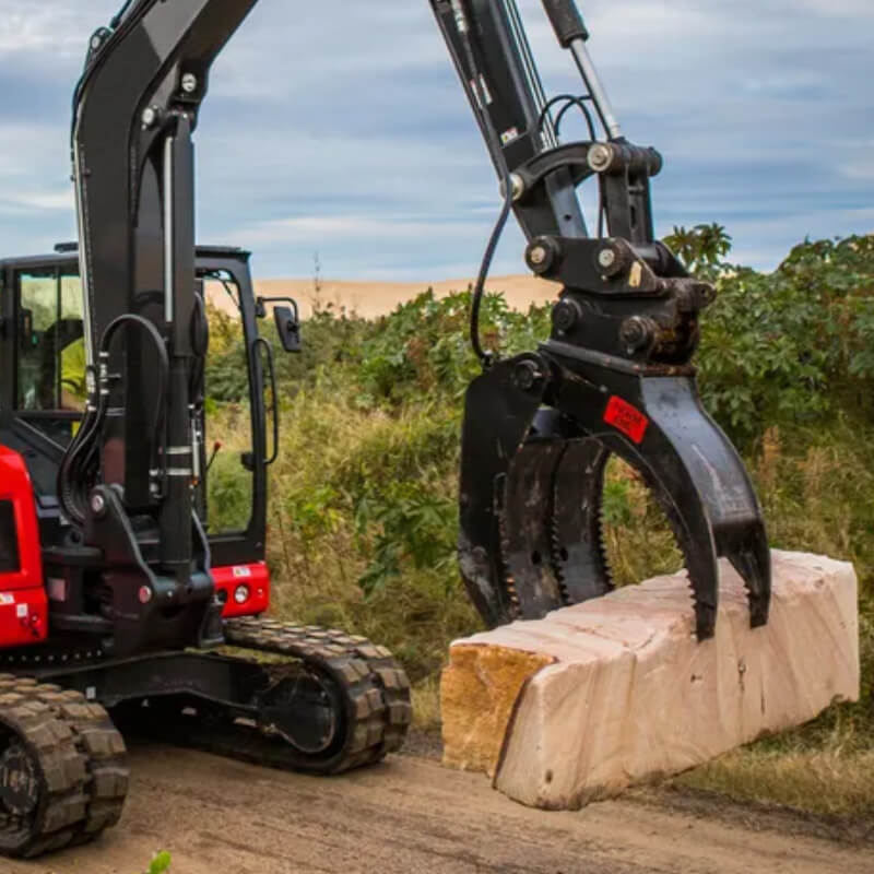 Excavator Rock Grabs Suit 8T for Rent - Kennards Hire
