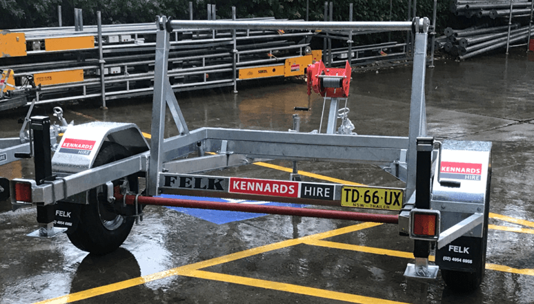 TRAILER - CABLEPULL JINKER 1.5T for Rent - Kennards Hire