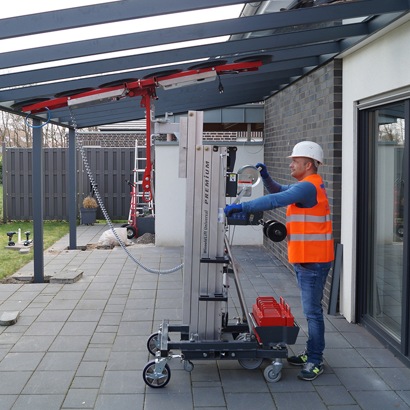 Glass Lifter 450KG Material Hoist for Rent - Kennards Hire