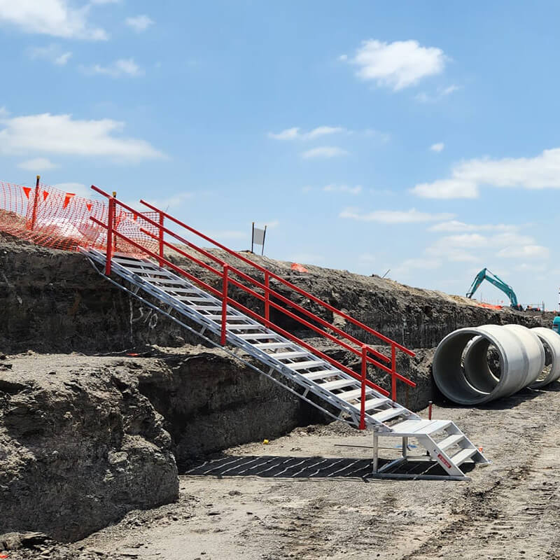 Ladder Safety Stairs 18 STEP (600MM WIDE) for Rent - Kennards Hire