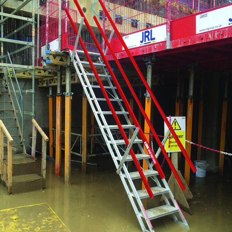 Ladder Safety Stairs 12 STEP (600MM WIDE) for Rent - Kennards Hire