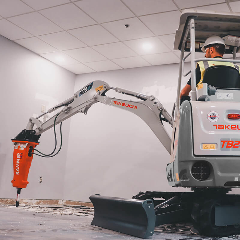 1.8T Battery Operated Mini Excavator for Rent - Kennards Hire