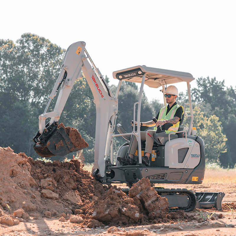 1.8T Battery Operated Mini Excavator for Rent - Kennards Hire