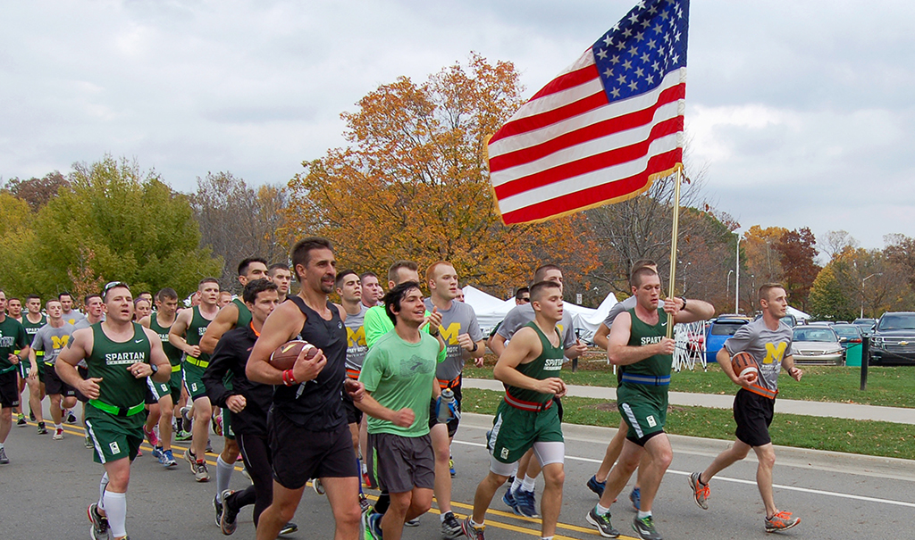 Spartan, Wolverine ROTC cadets run annual Alex's Great State Race ...