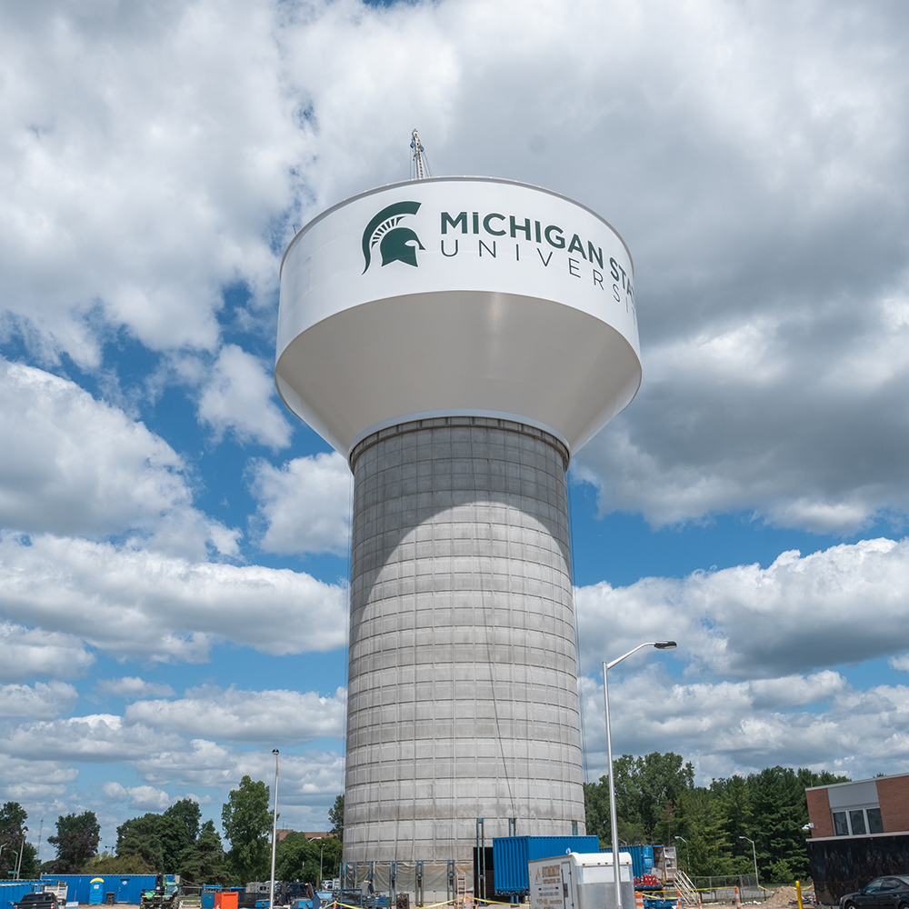 MSU's very own water tower | MSUToday | Michigan State University