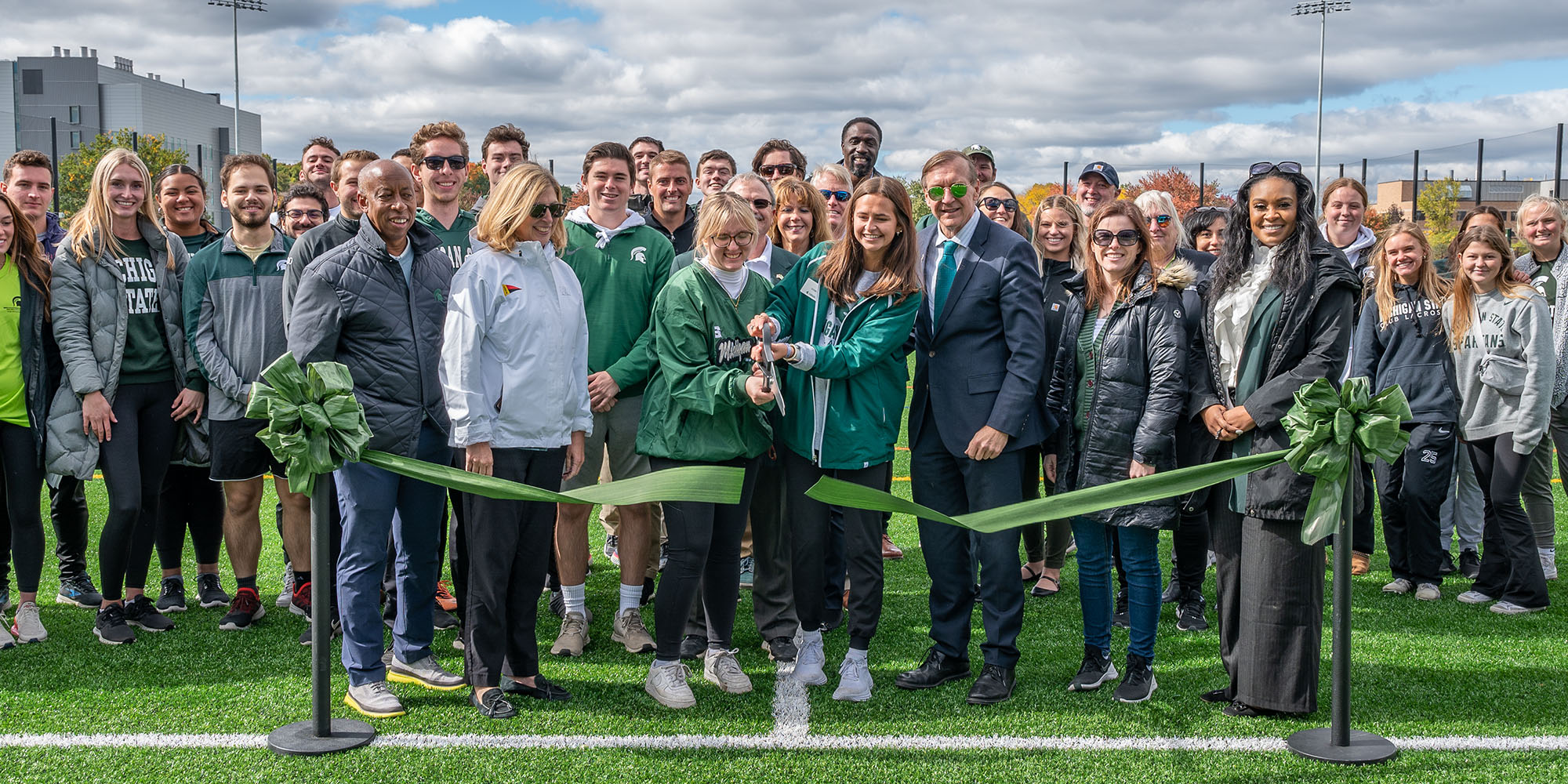 MSU celebrates opening of Spartan Greens turf fields | MSUToday ...