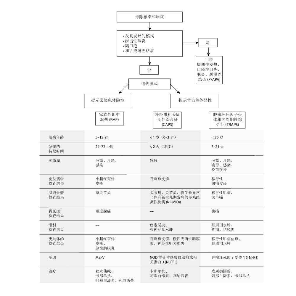 肿瘤坏死因子受体相关性周期热综合征 （TRAPS） - 儿科学 - MSD诊疗手册专业版
