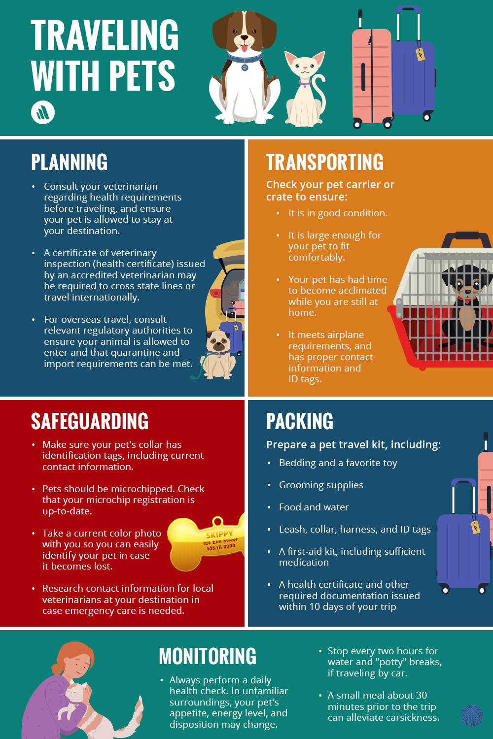 Quick Guide for Traveling With Pets - Special Pet Topics - MSD ...