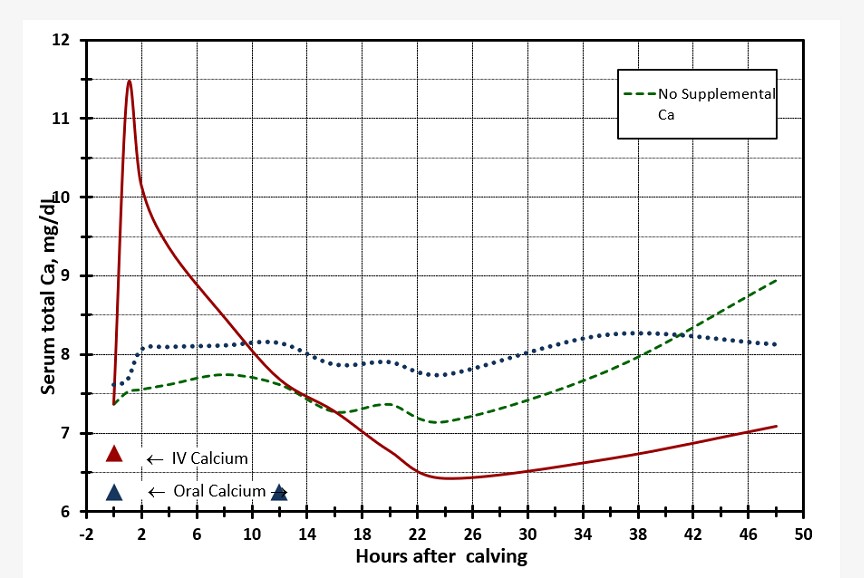 Image:Serum calcium concentration in clinically normal multiparous cows ...