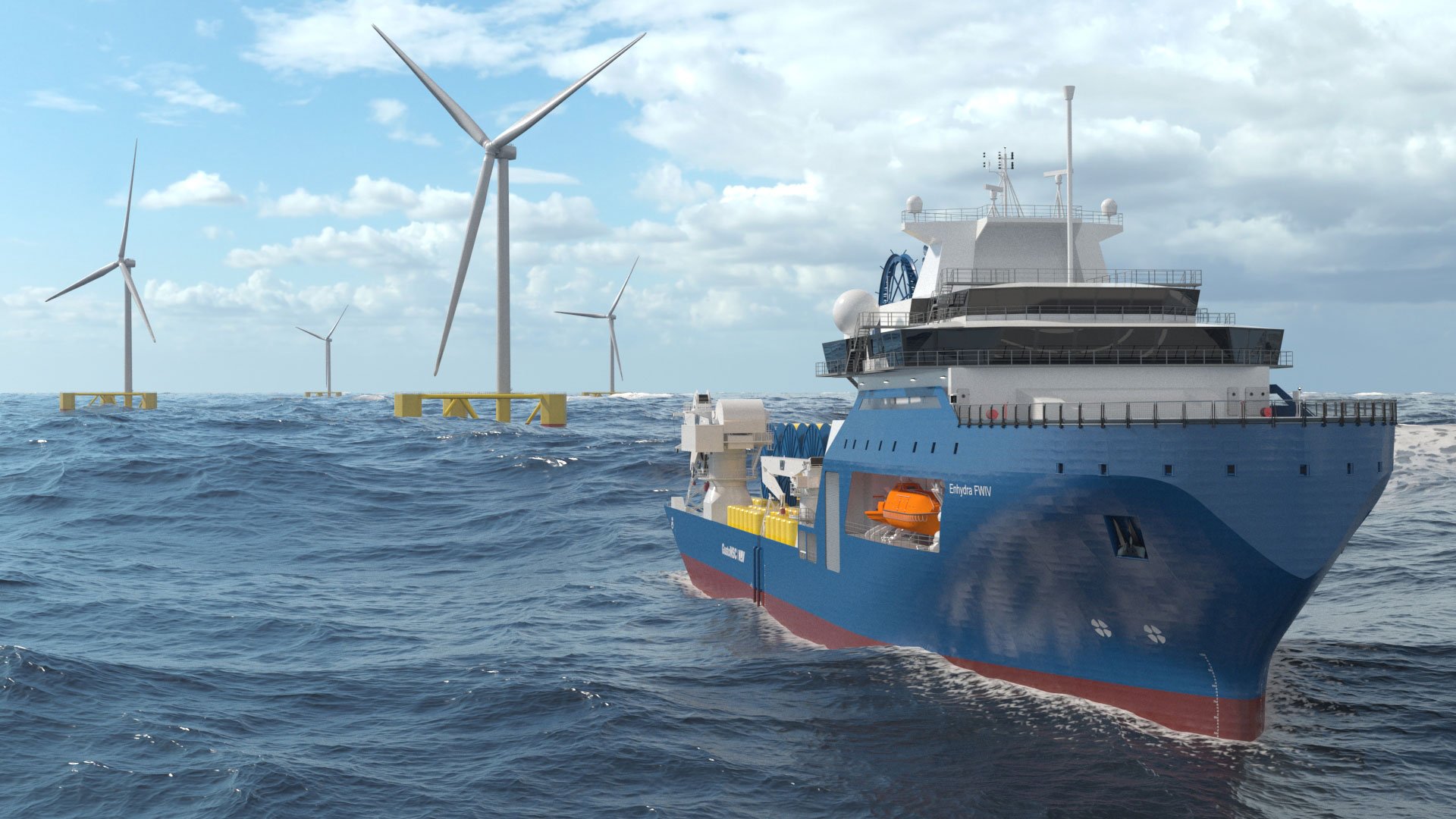 NOV introduces the Enhydra FWIV floating wind installation vessel ...