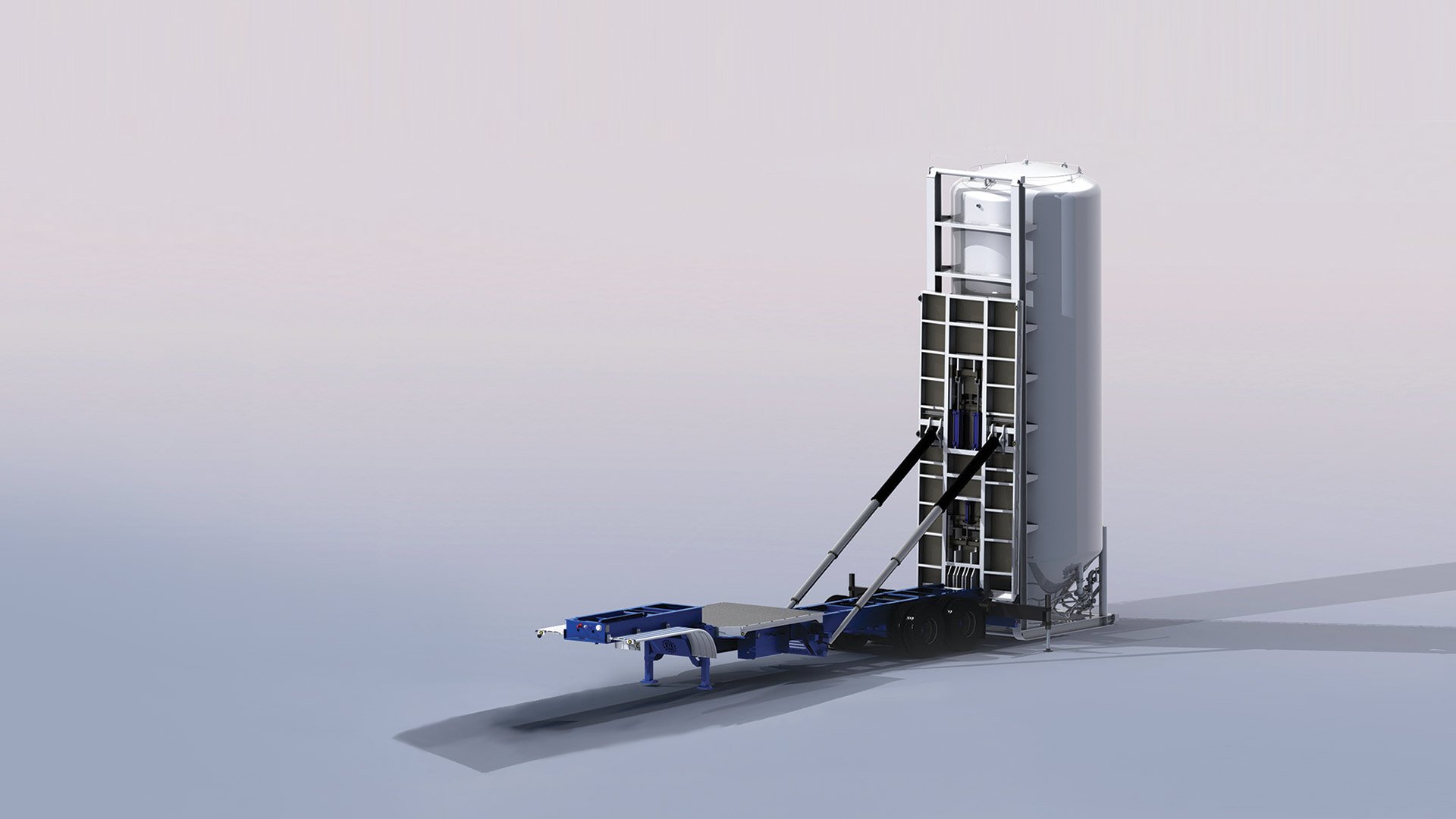 Silo Trucks & Trailers - Portable Silo Systems | NOV