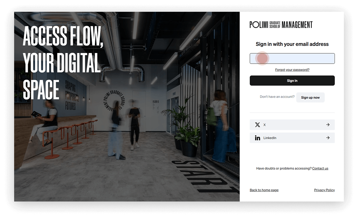 FLOW Digital Platform Guide | POLIMI GSoM