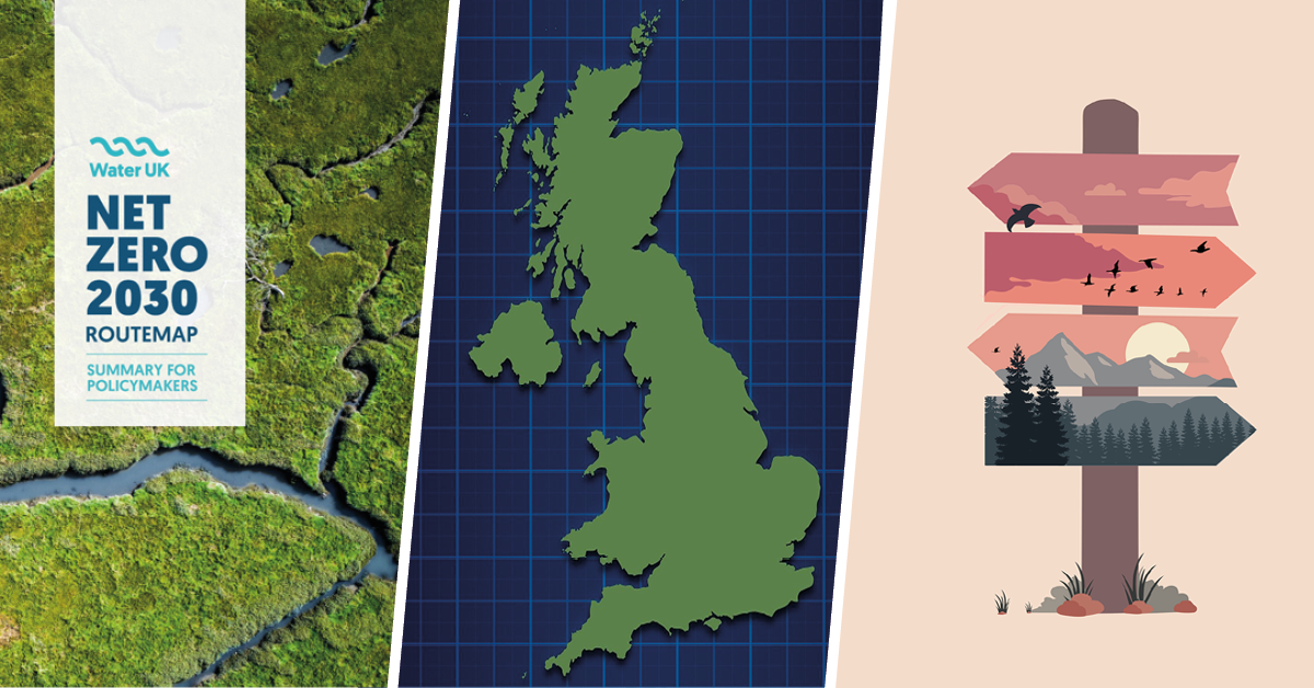 Route map to zero carbon for UK water