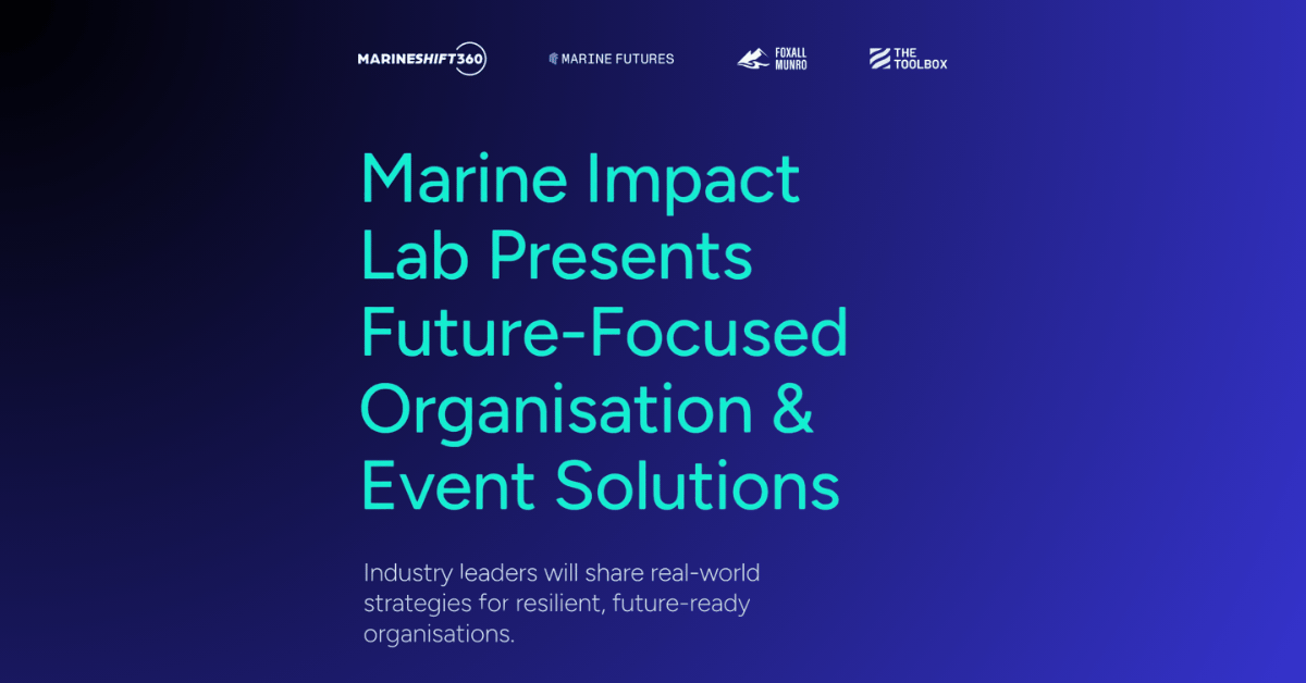 Marine Impact Lab presents future-focused organisation and event ...