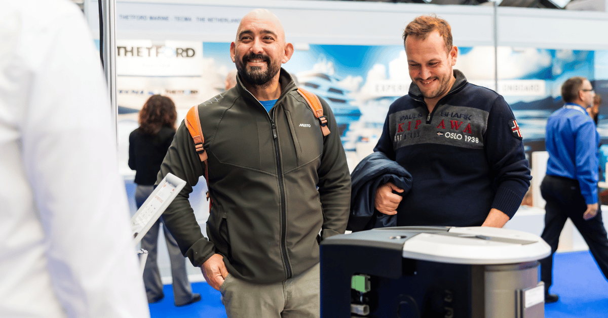 Continuing the conversation at IBEX with a global audience at Metstrade ...
