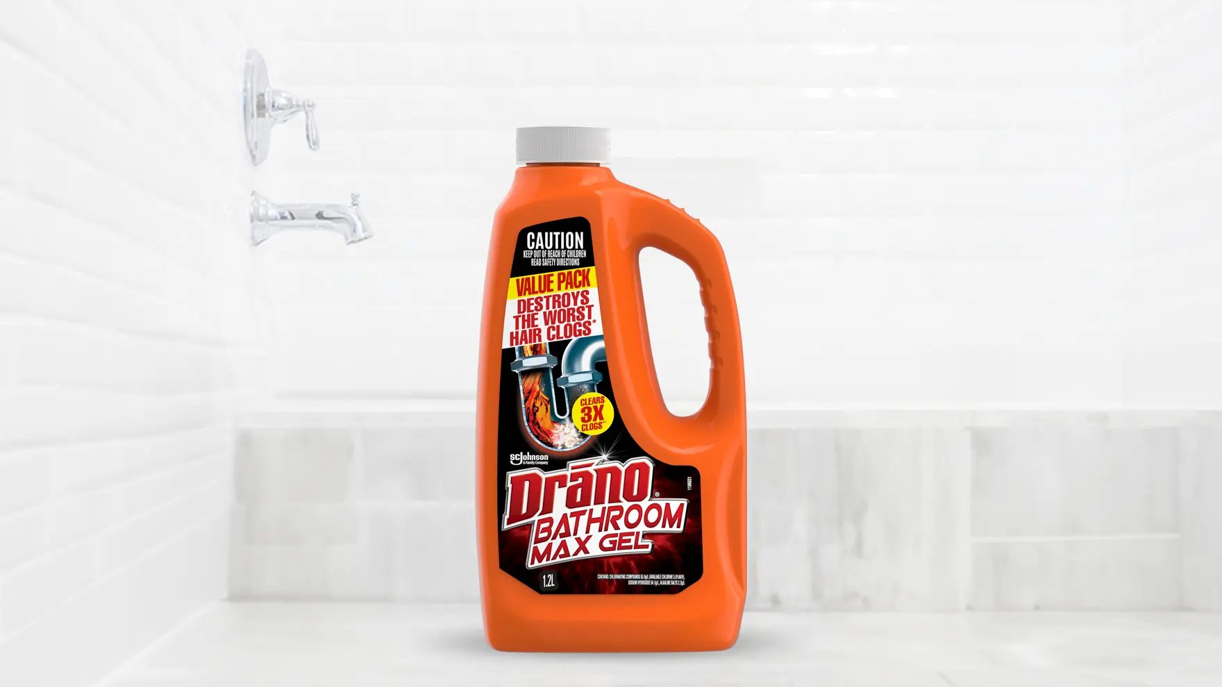 Bathroom Max Gel Clog Remover | Drano® Drain Cleaners | SC Johnson