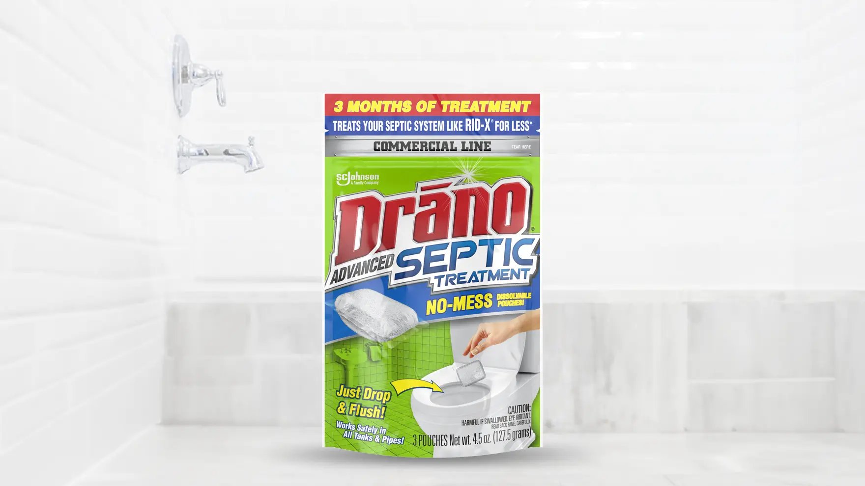 Drano® Commercial Line Advanced Septic Treatment | Drain Maintenance ...