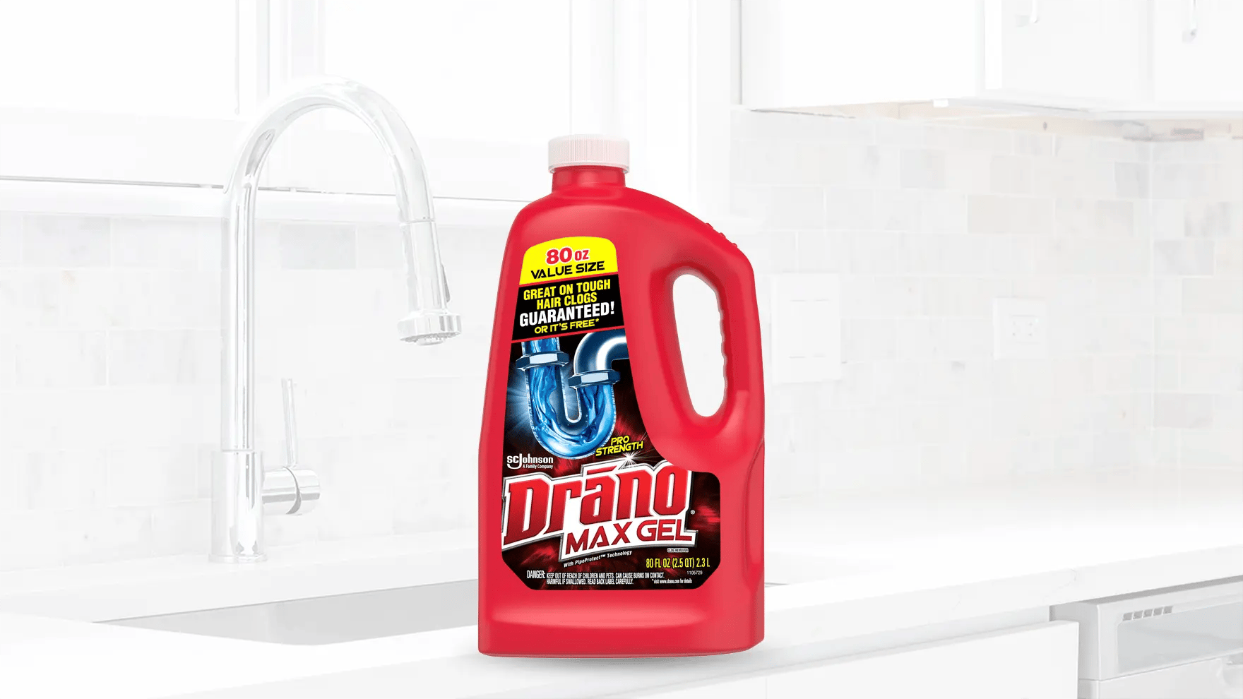 Max Gel Clog Remover | Drano® Drain Cleaners | SC Johnson
