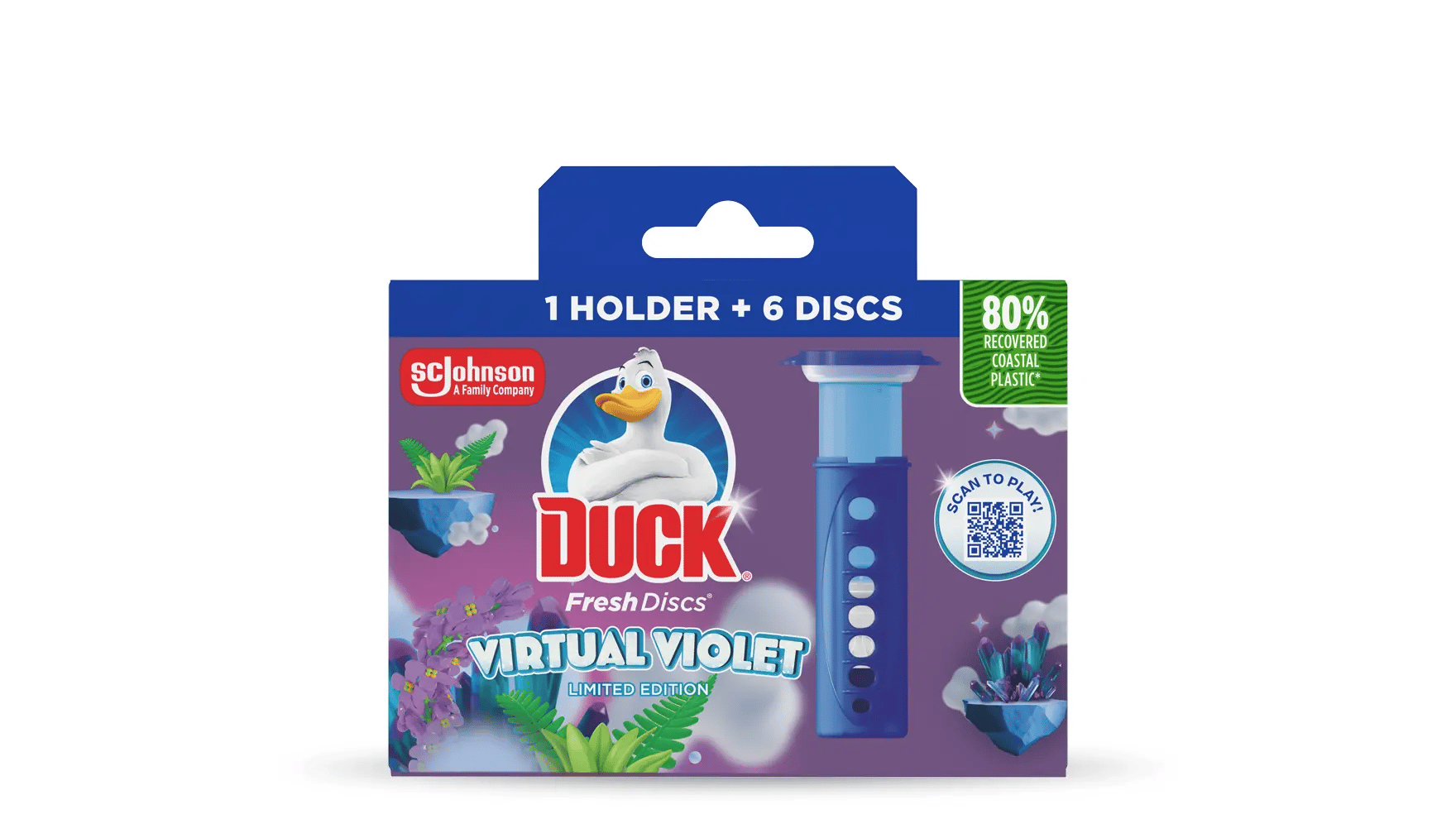 Duck® Fresh Discs Virtual Violet | Toilet Cleaner Products