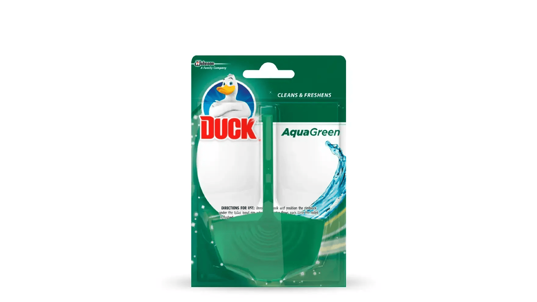Duck® Aqua Green 4-in-1 Rimblock Toilet Cleaner | Toilet Cleaning Products