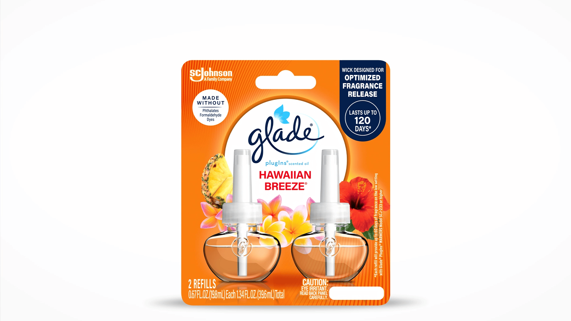 Hawaiian Breeze® Plugin® Scented Oil 2 Refills | Glade® Air Freshener