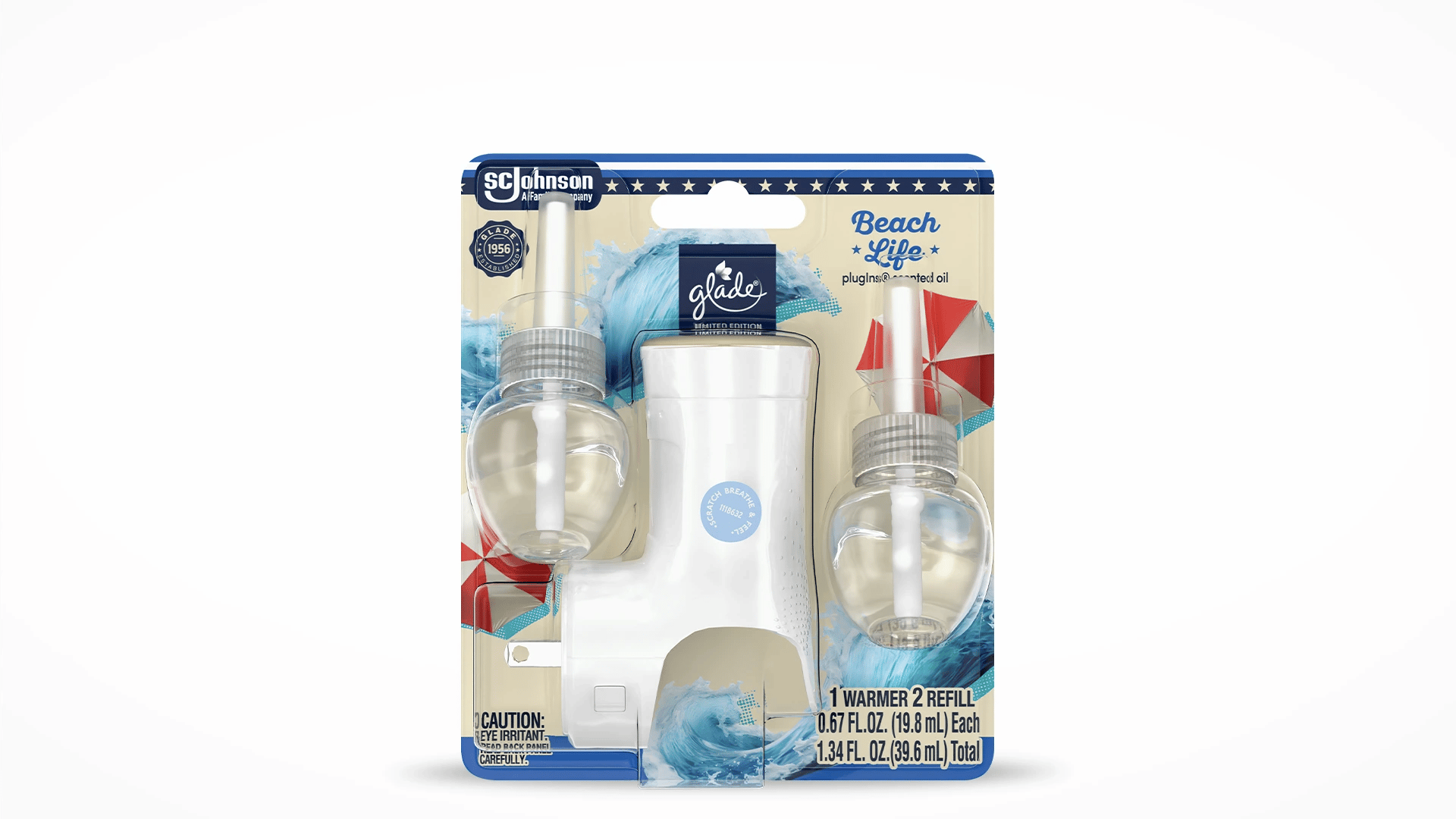 Beach Life Plugin Scented Oil Starter Kit | Glade® Diffuser Air Freshener