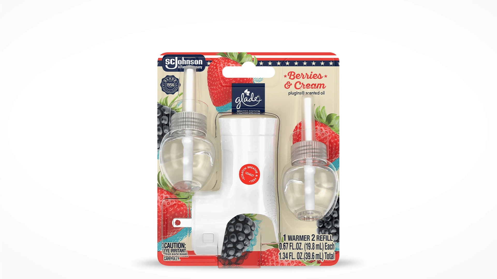 Berries & Cream Plugin Scented Oil Starter Kit | Glade® Diffuser Air ...