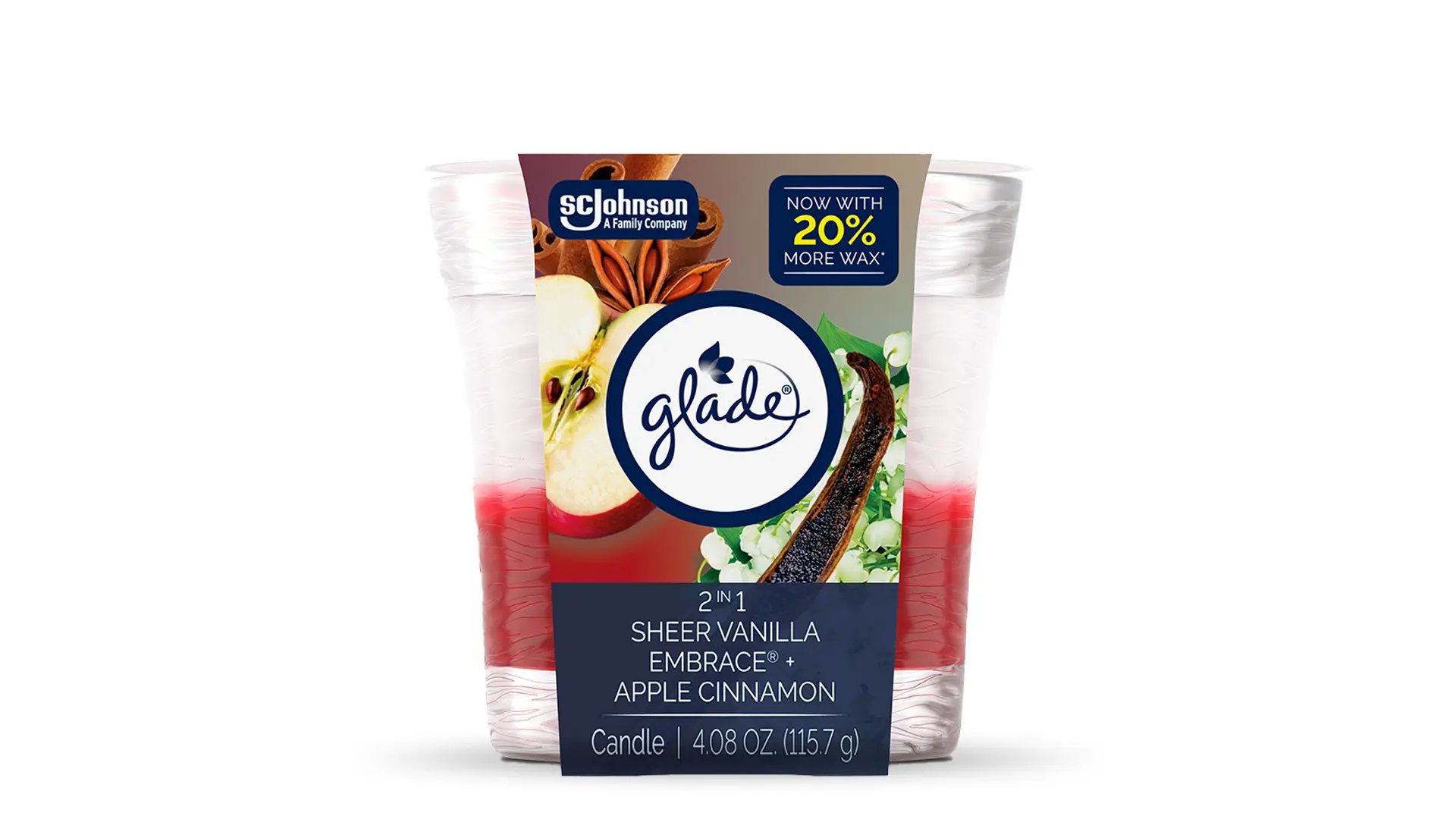 Sheer Vanilla Embrace™ & Apple Cinnamon 2in1 Candle | SC Johnson