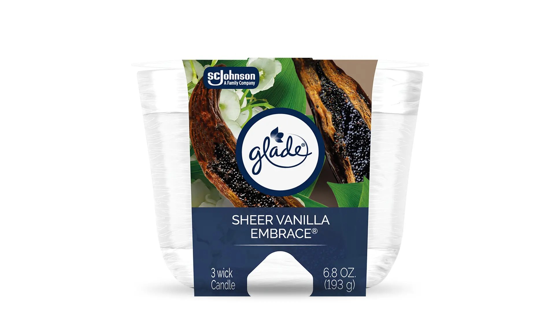 Sheer Vanilla Embrace® 3-Wick Candle | SC Johnson