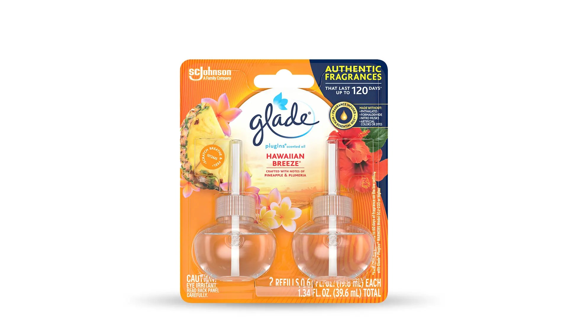 Hawaiian Breeze® Plugin® Scented Oil 2 Refills | Glade® Air Freshener