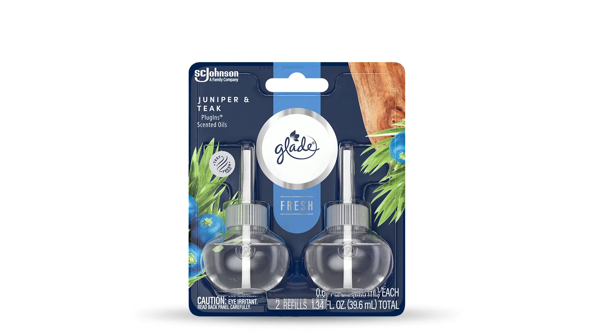 Juniper Teak Plugin Scented Oil 2 Refills | Glade® Diffuser Air Freshener