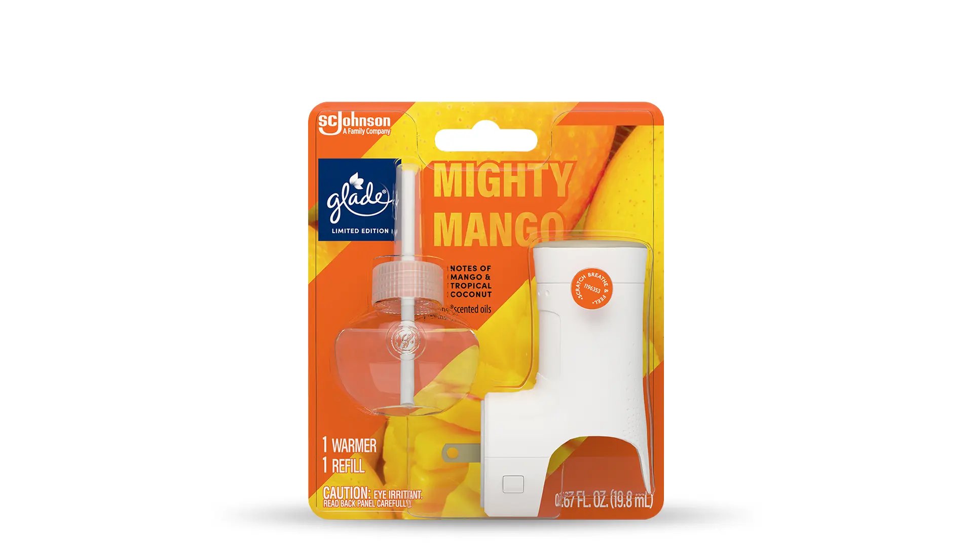 Mighty Mango Plugin Scented Oil Starter Kit | Glade® Diffuser Air Freshener