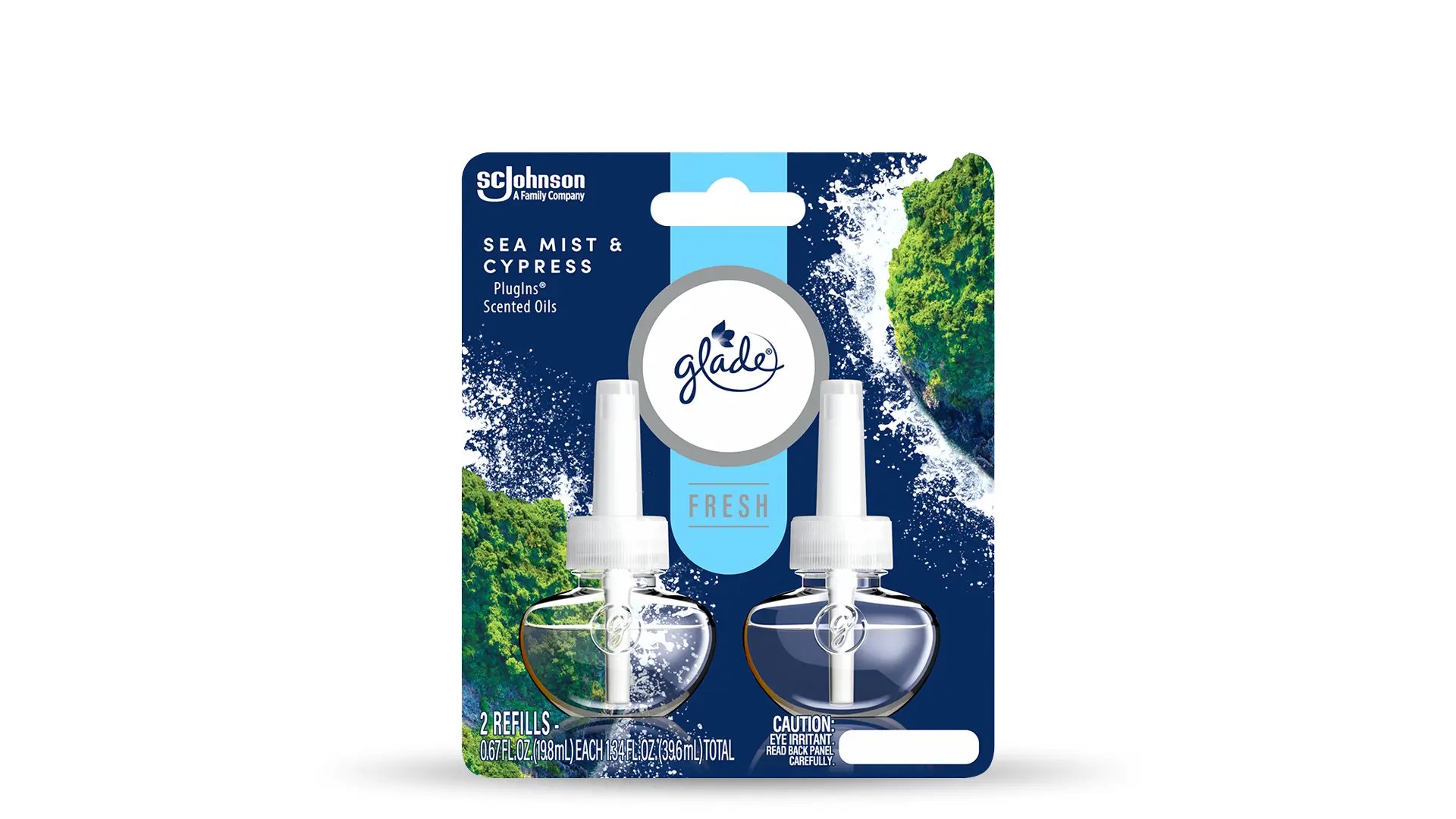Sea Mist & Cypress PlugIns Scented Oil 2 Refills | SC Johnson