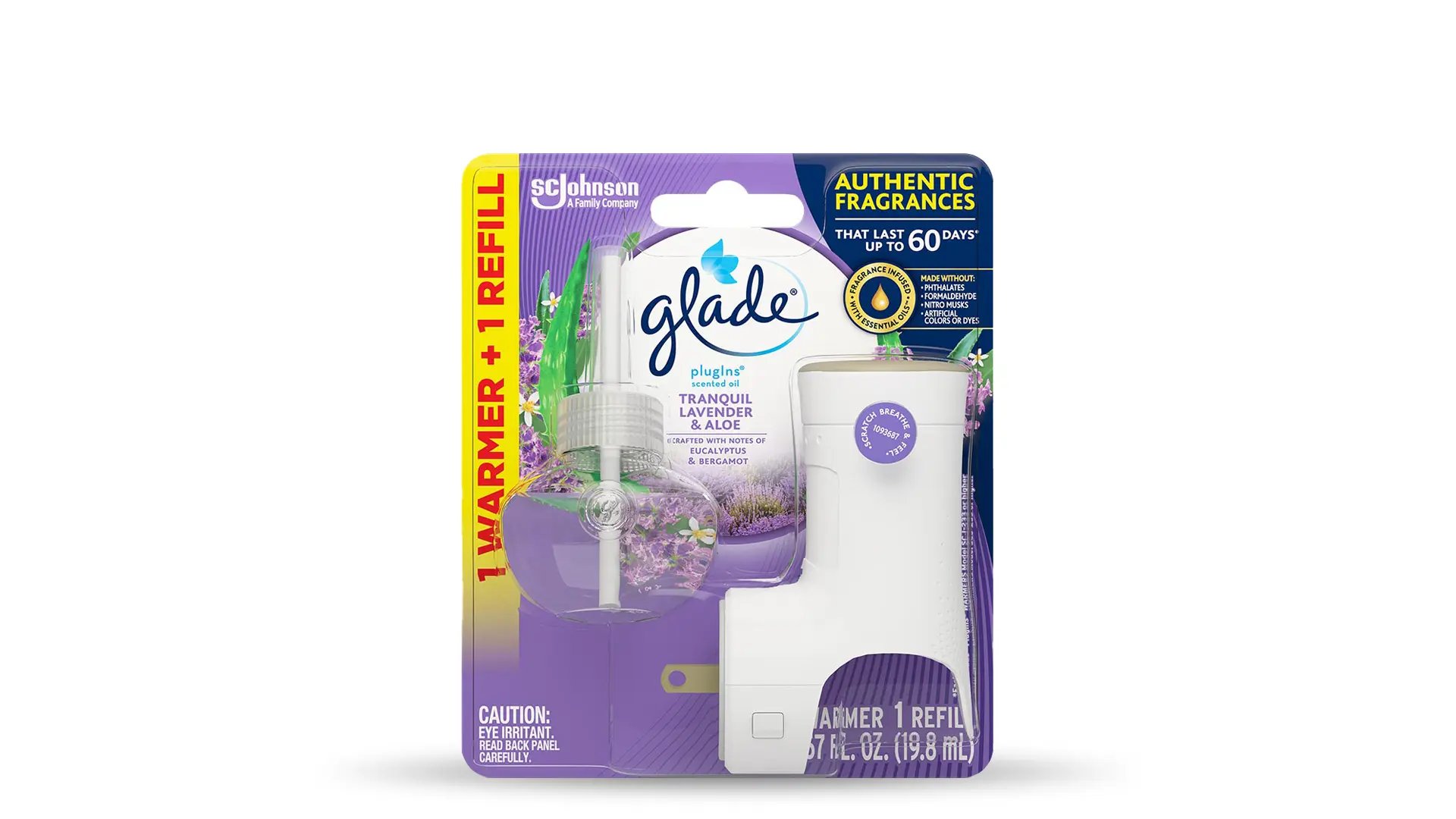 Tranquil Lavender Aloe Plugin Scented Oil Starter Kit | Glade® Diffuser