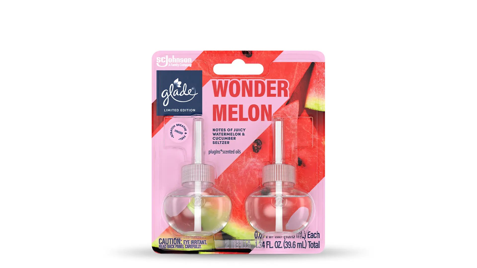 Wonder Melon Plugin Scented Oil 2 Refills | Glade® Diffuser Air Freshener