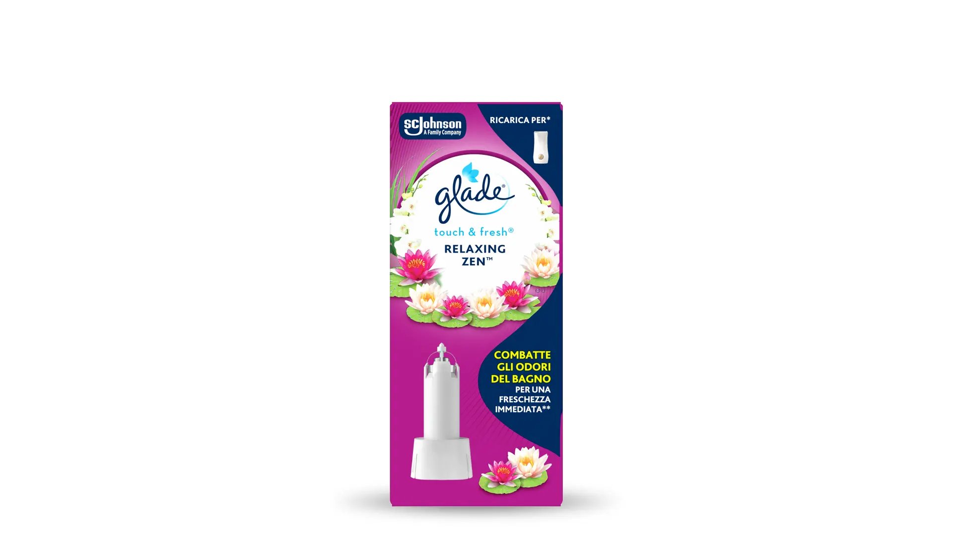Touch & Fresh Minispray Ricarica Relaxing Zen | Glade® Fragranza | SC ...