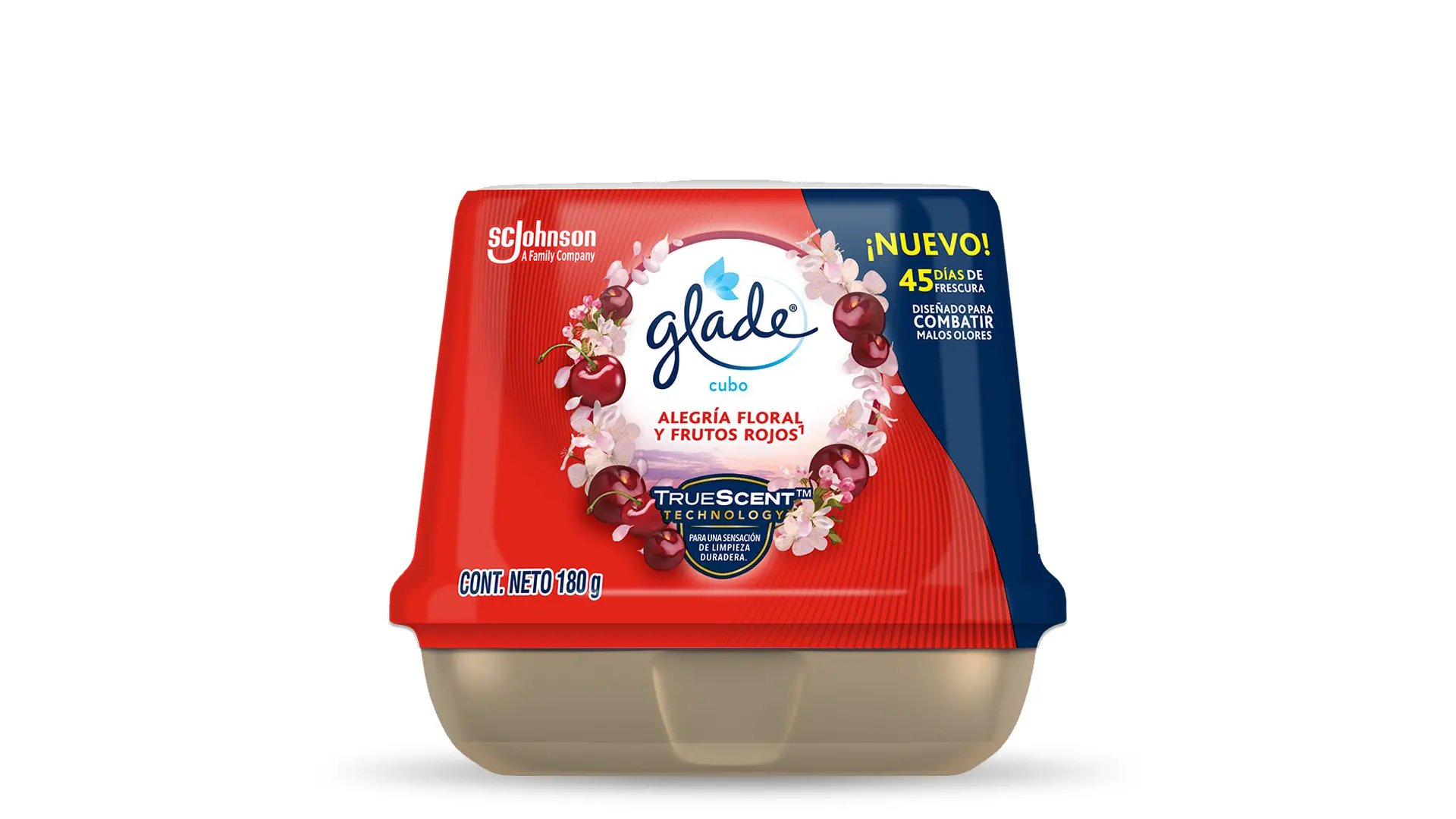 Solid Gel Alegría Floral y Frutos Rojos | Glade Fragrancia Para el Hogar
