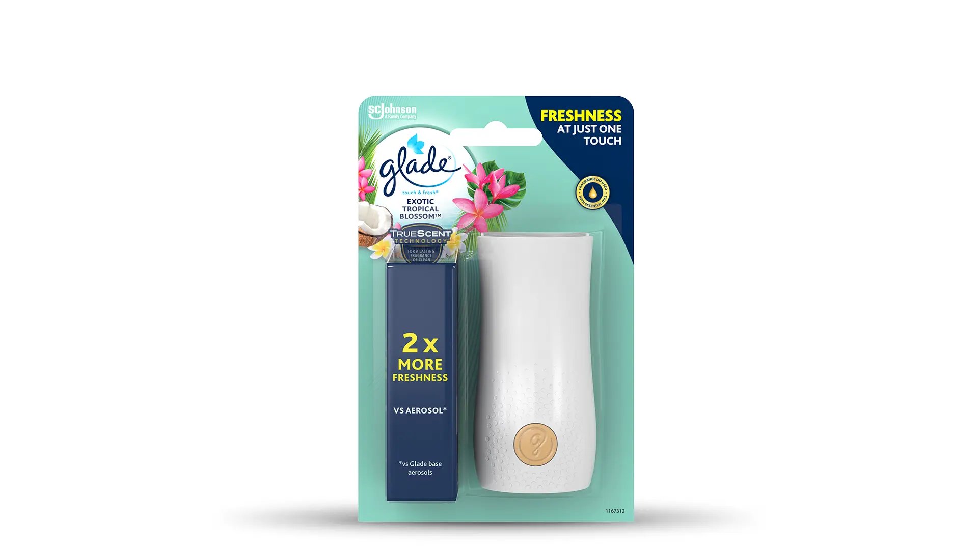 Exotic Tropical Blossoms Touch & Fresh Minispray | Glade®