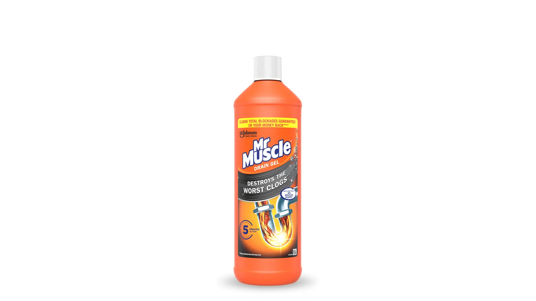 Mr Muscle® Drain Gel PCR 1000ml/6 | Mr Muscle Powerful Home Cleaners