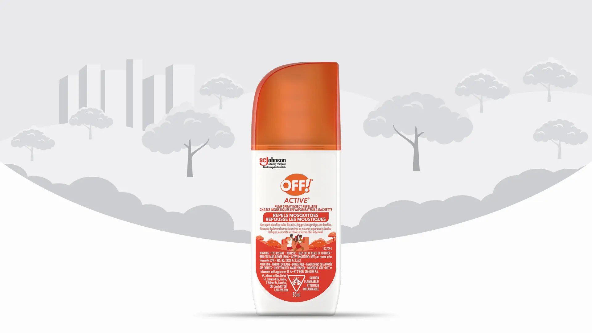 Sweat-Resistant Pump Spray Insect Repellent | OFF!® Active®