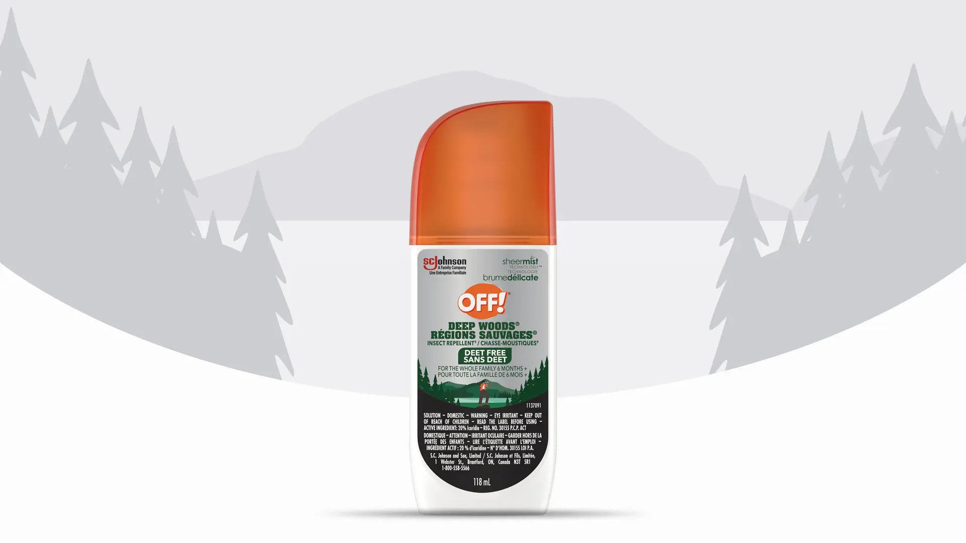DEET-Free Pump Spray Insect Repellent | OFF!® Deep Woods