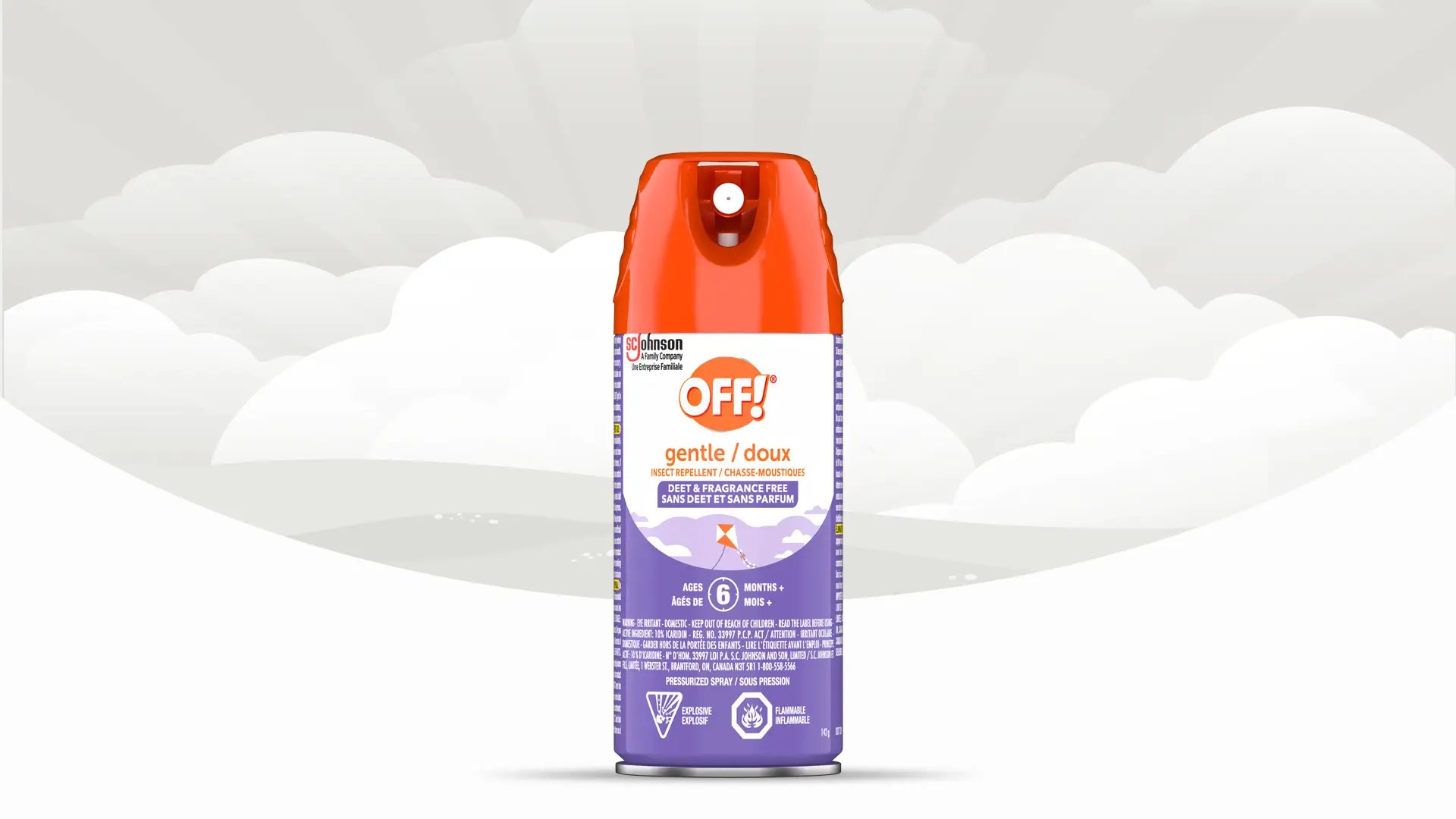 Chasse-insectes sans parfum | OFF!® Chasse-moustiques doux
