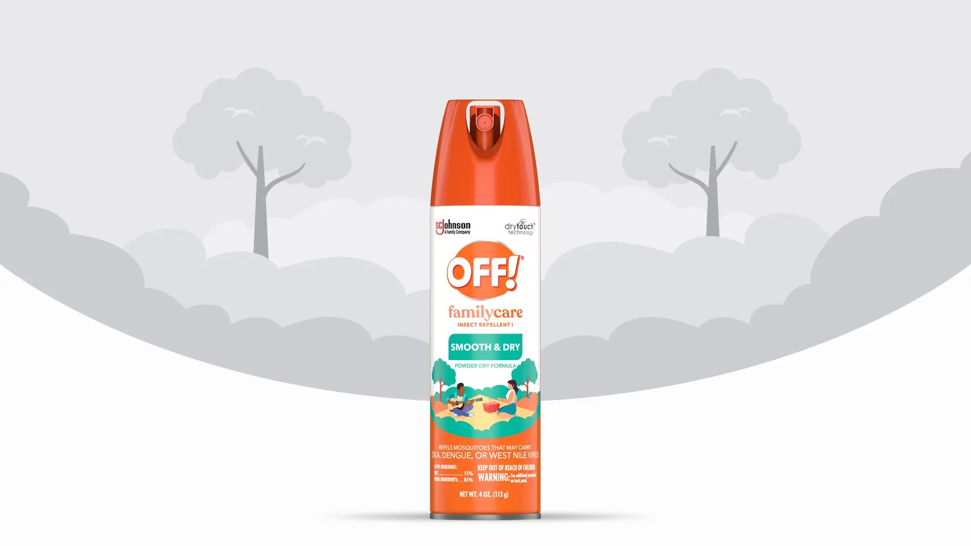 OFF!® Family Smooth & Dry Aerosol | Repelente de Insectos y Mosquitos