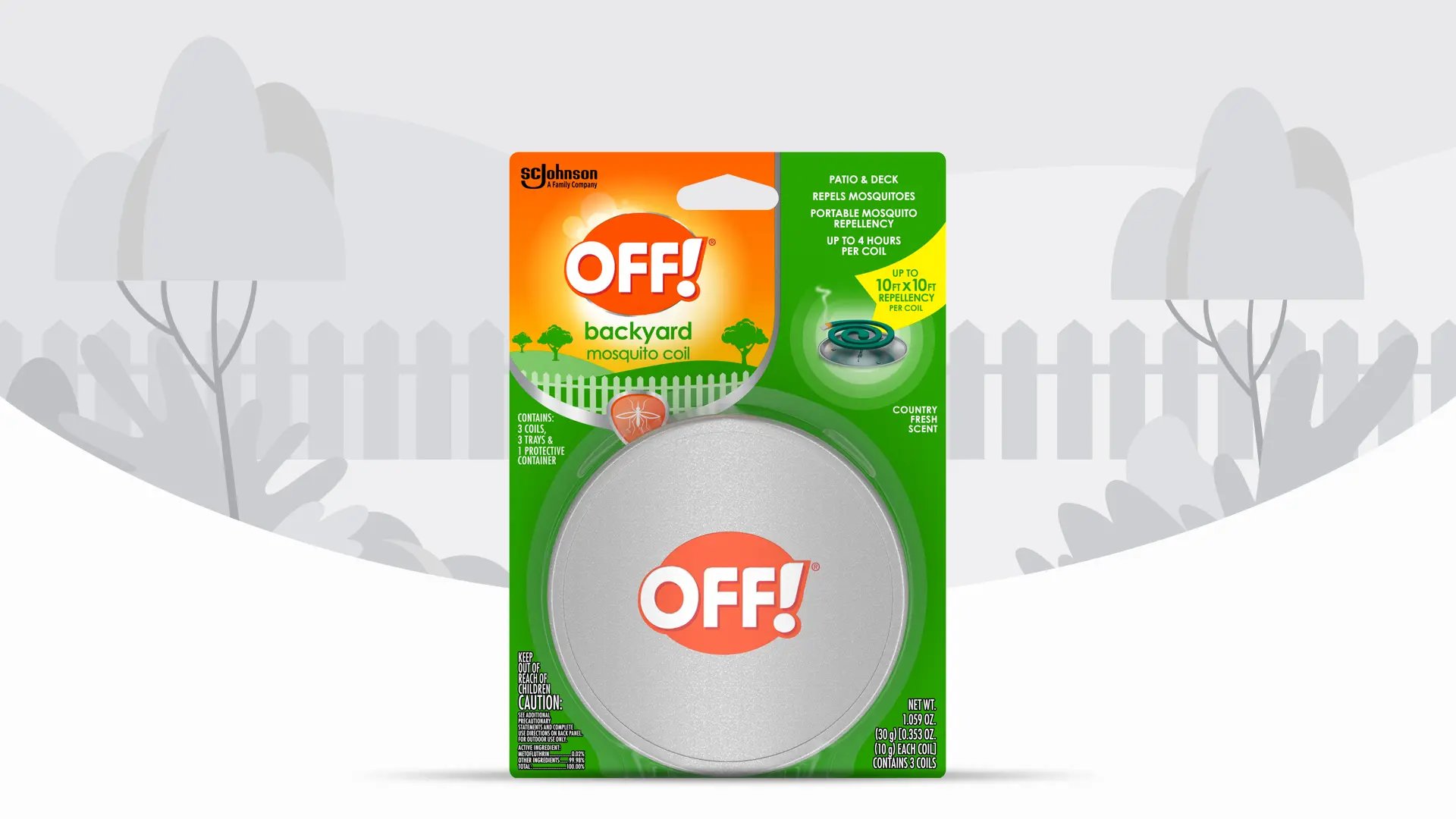 OFF!® Mosquito Coil | OFF!® Backyard Insect Repellent