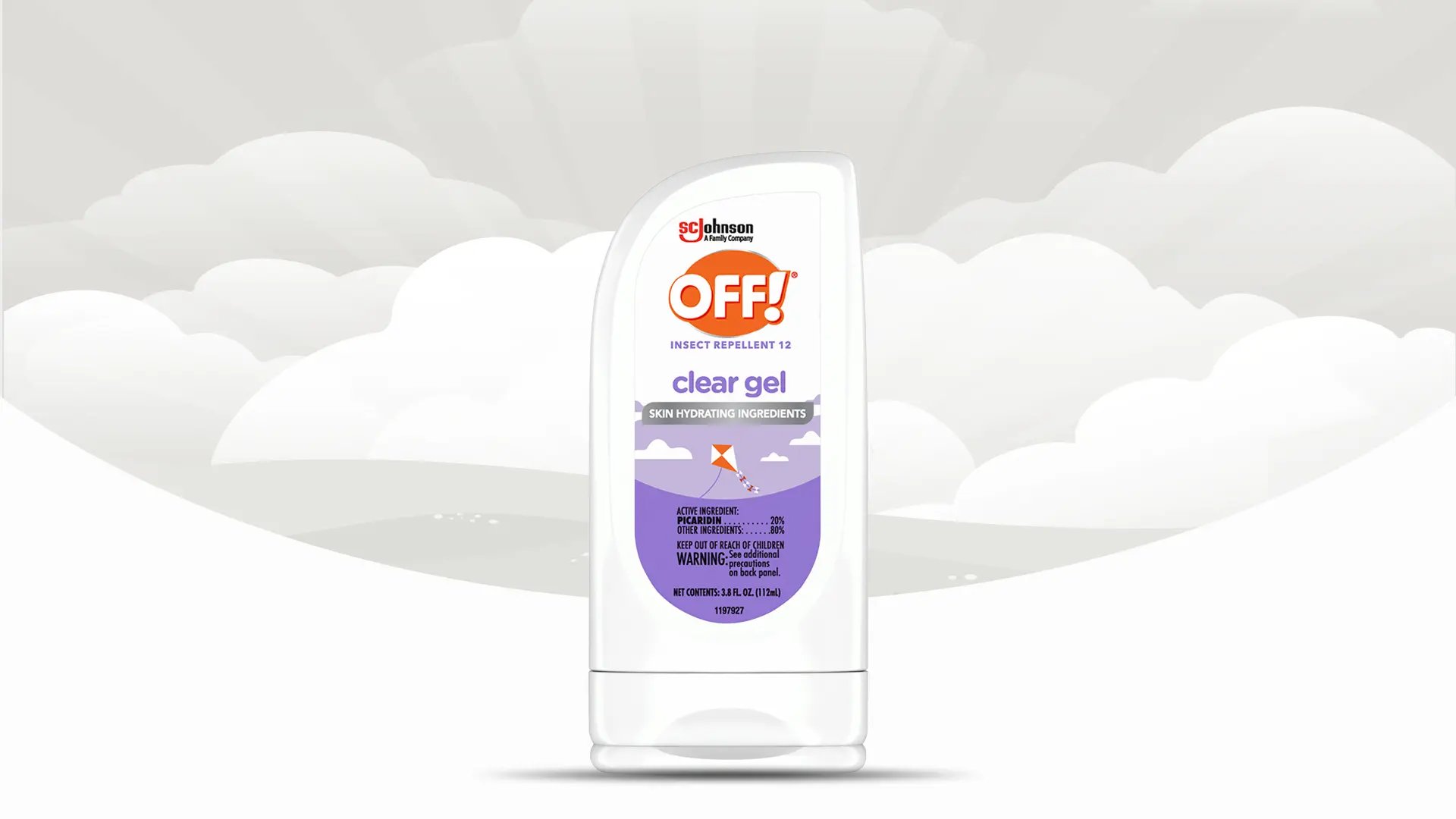 Clean Feel Insect Repellent 12 Gel | OFF!® Non-Sticky Mosquito Protection