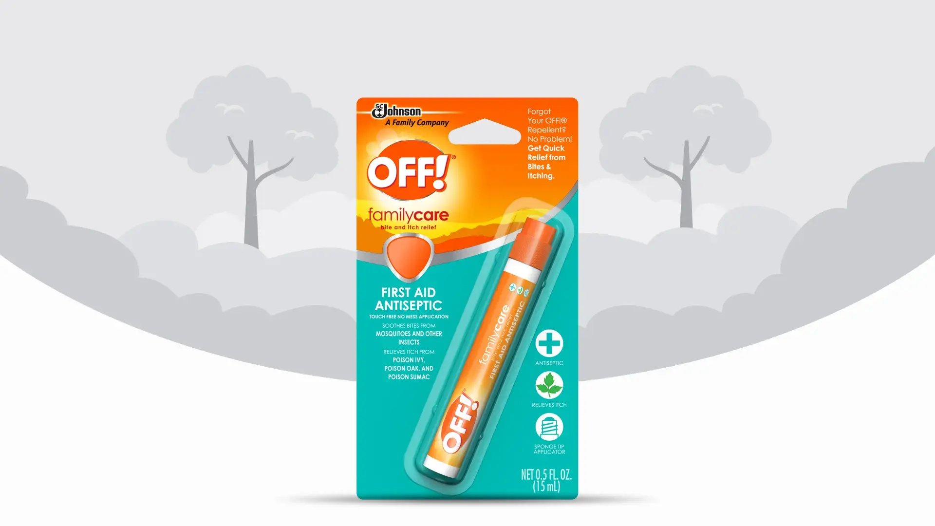 FamilyCare Bite and Itch Relief | OFF!® First Aid Antiseptic